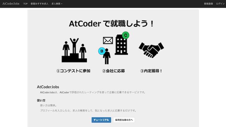 AtCoderJobsとは？評判・口コミ・料金を解説！ - 起業LOG SaaS